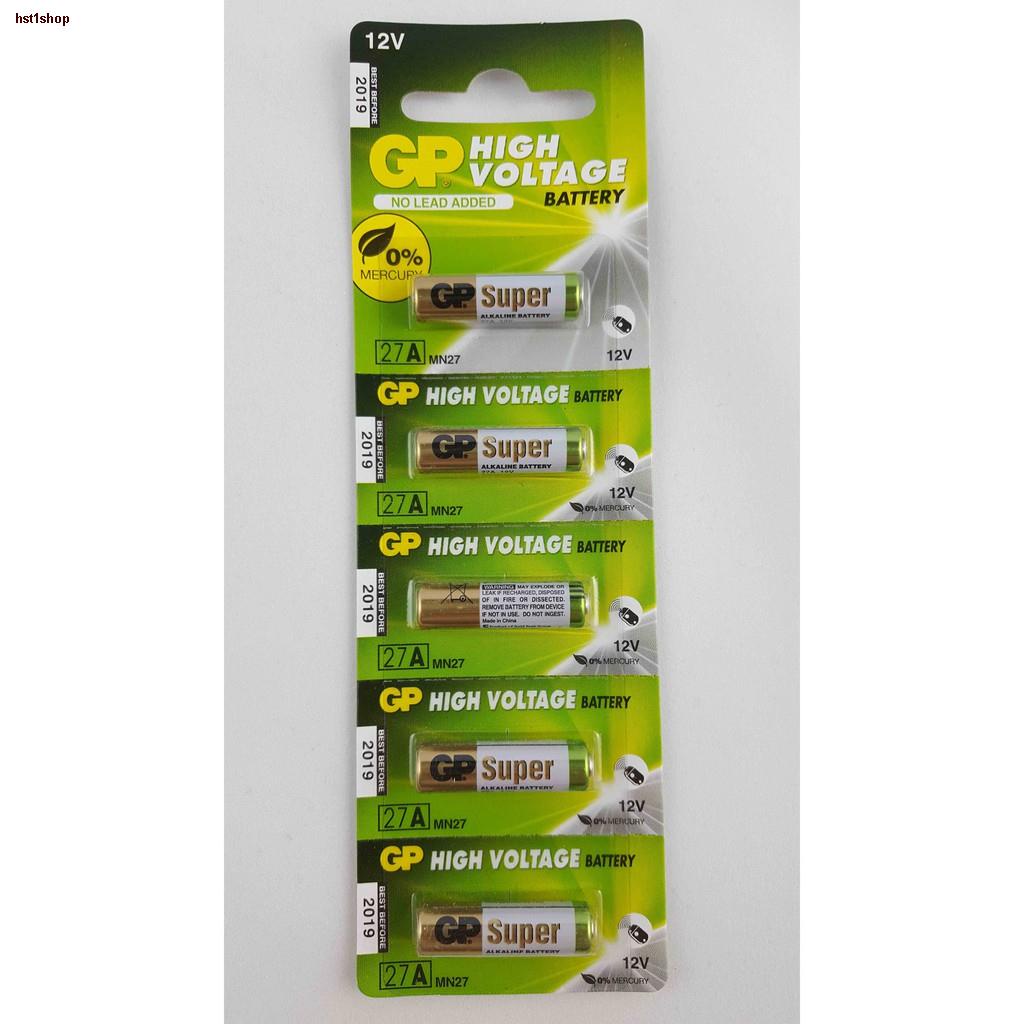 จุดกรุงเทพถ่าน GP 27A ของแท้100% Alkaline Battery 12V. ถ่านกริ่งไร้สาย ...