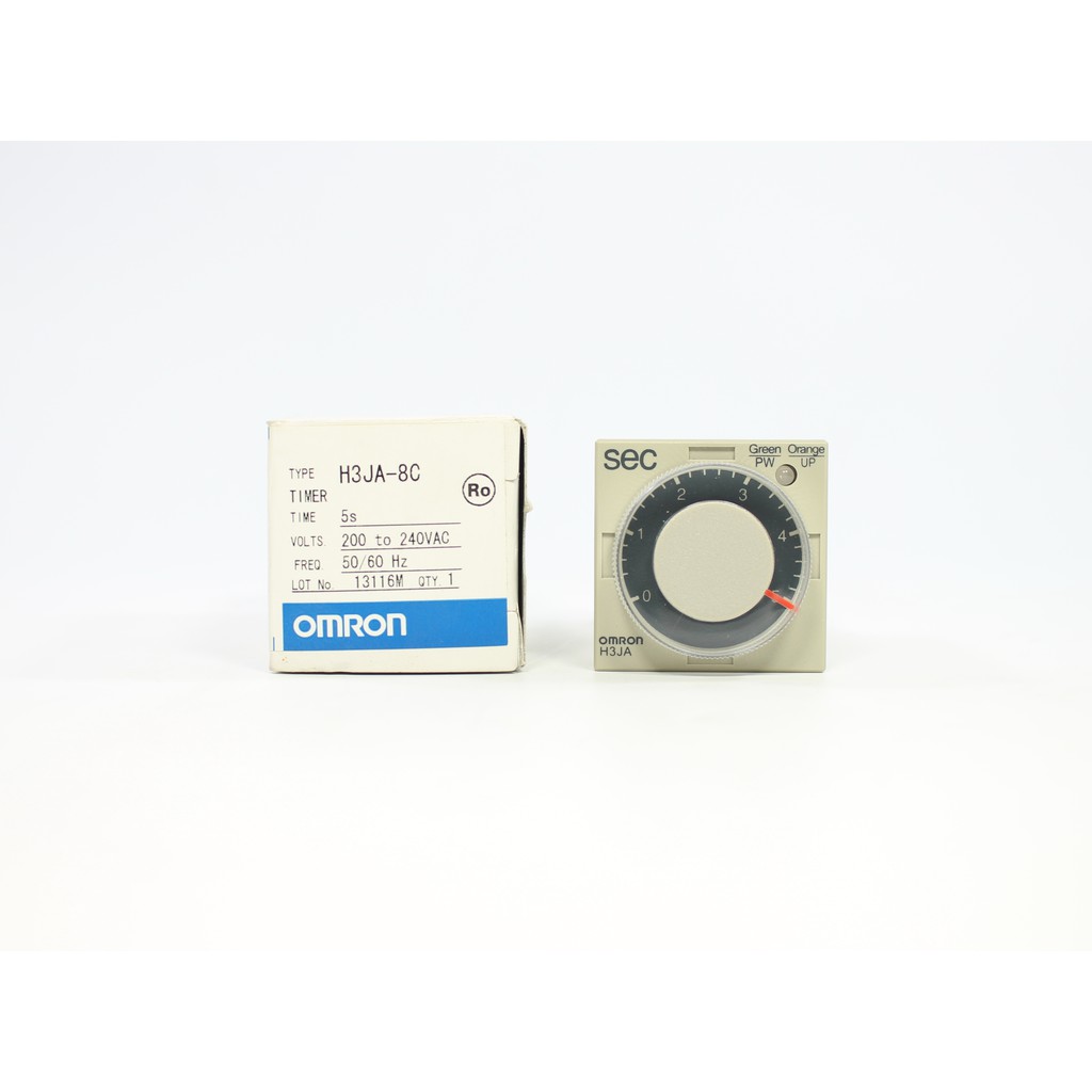 H3JA-8C OMRON Timer รุ่น H3JA (พิกัดเวลาแคบ ความแม่นยําสูง) | Shopee ...