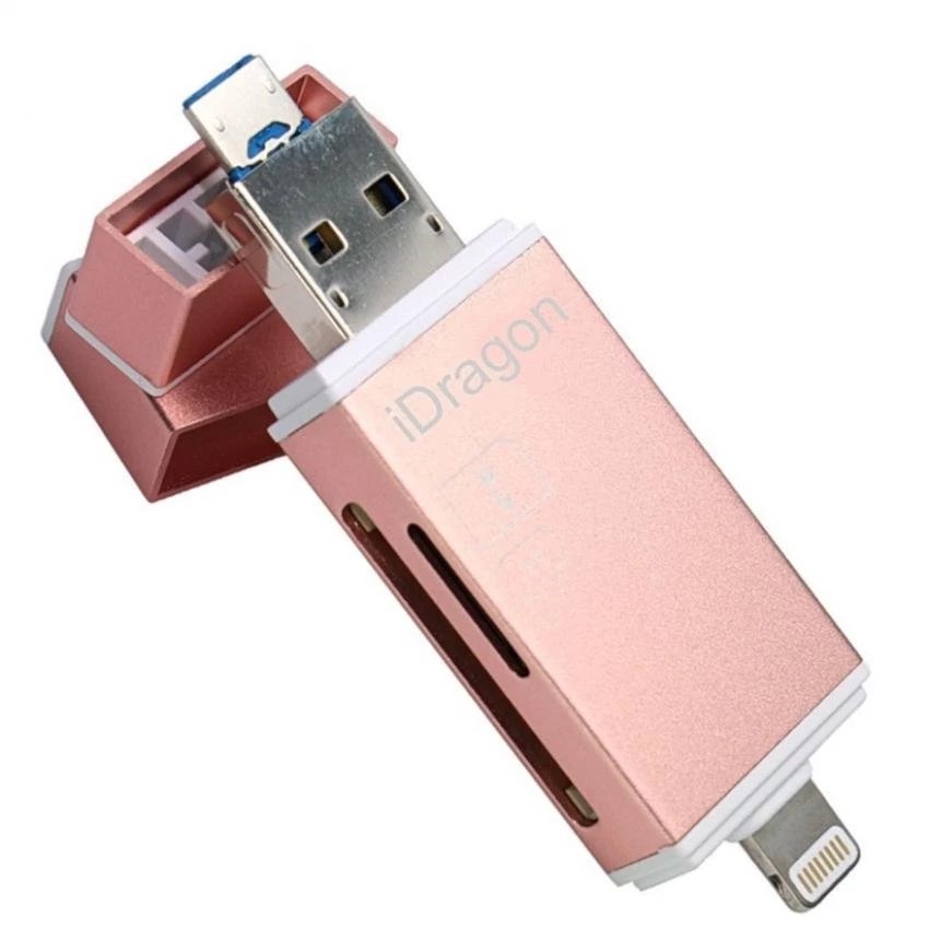 iDragon - iDiskk Pro Card Reader Micro SD/SD Card USB 3.0 แฟลชไดร์ฟ ...