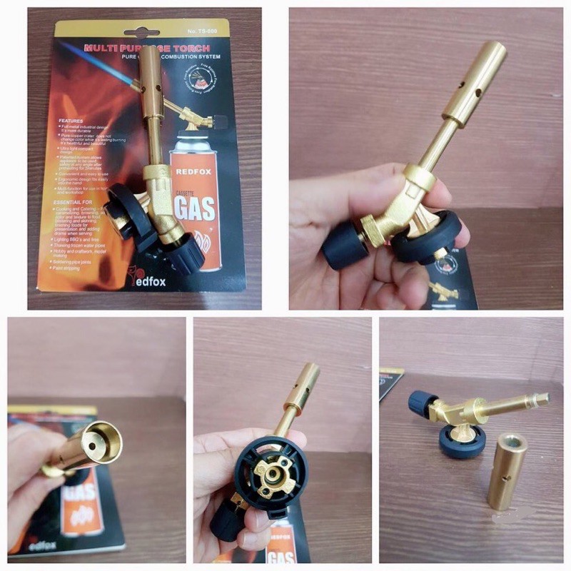 REDFOX Multi Purpose Torch TS-800 รุ่นพิเศษ หัวท่อเป็นทองเหลืองผสม ...