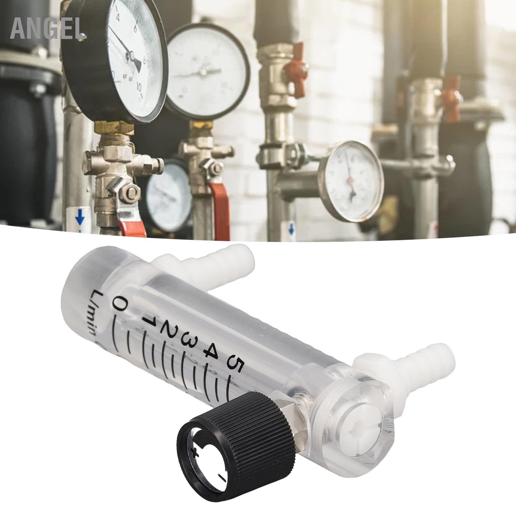 ANGEL 0‑5LPM Adjustable Air Flow Meter High Accuracy Flowmeter with ...