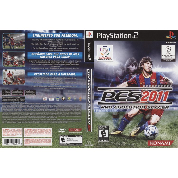 PRO EVOLUTION SOCCER 2011 [PS2 US : DVD5 1 Disc] | Shopee Thailand