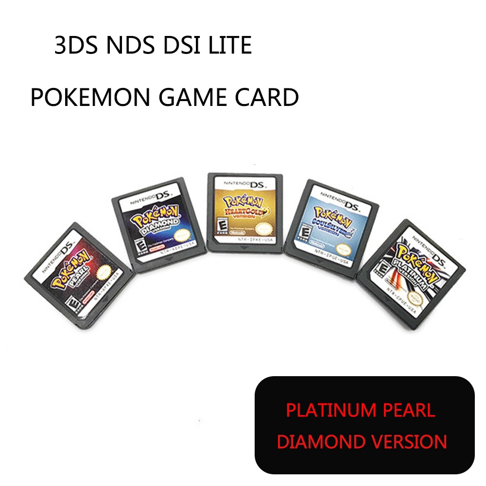 การ์ดเกมส์ nintendo ds 3ds ndsi ndsl nds lite pokemon สีเงินสีทอง | Shopee Thailand