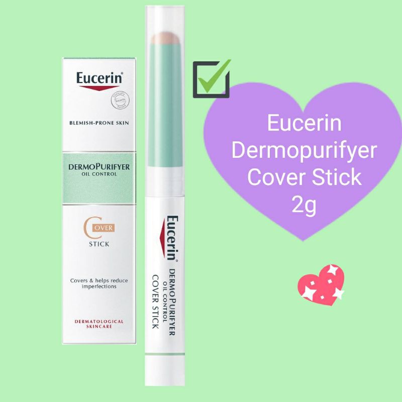 Eucerin Dermopurifyer Cover Stick 2g | Shopee Thailand