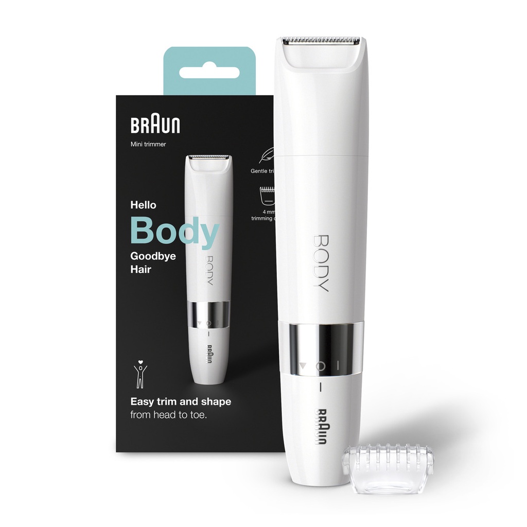 Braun เครื่องถอนขนไฟฟ้าบราวน์รุ่น BS 1000 (Body Mini Trimmer Hair ...