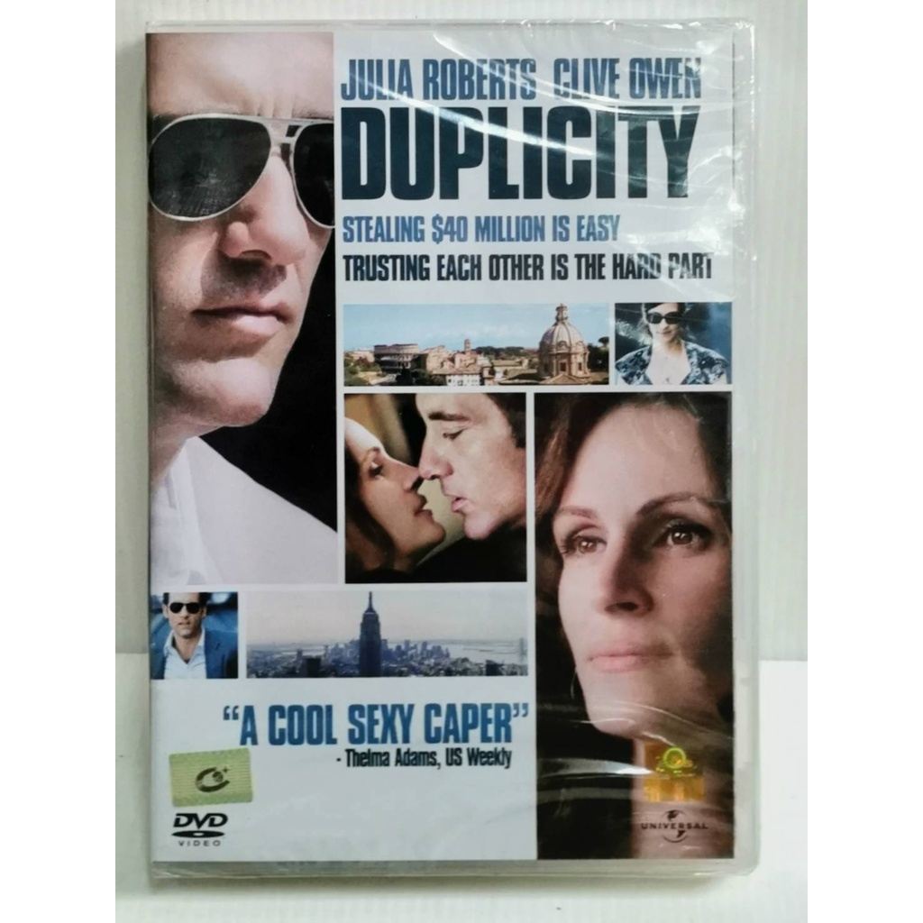 DVD : Duplicity (2009) สายลับคู่พิฆาต หักเหลี่ยมจารกรรม " Julia Roberts, Clive Owen " | Shopee ...
