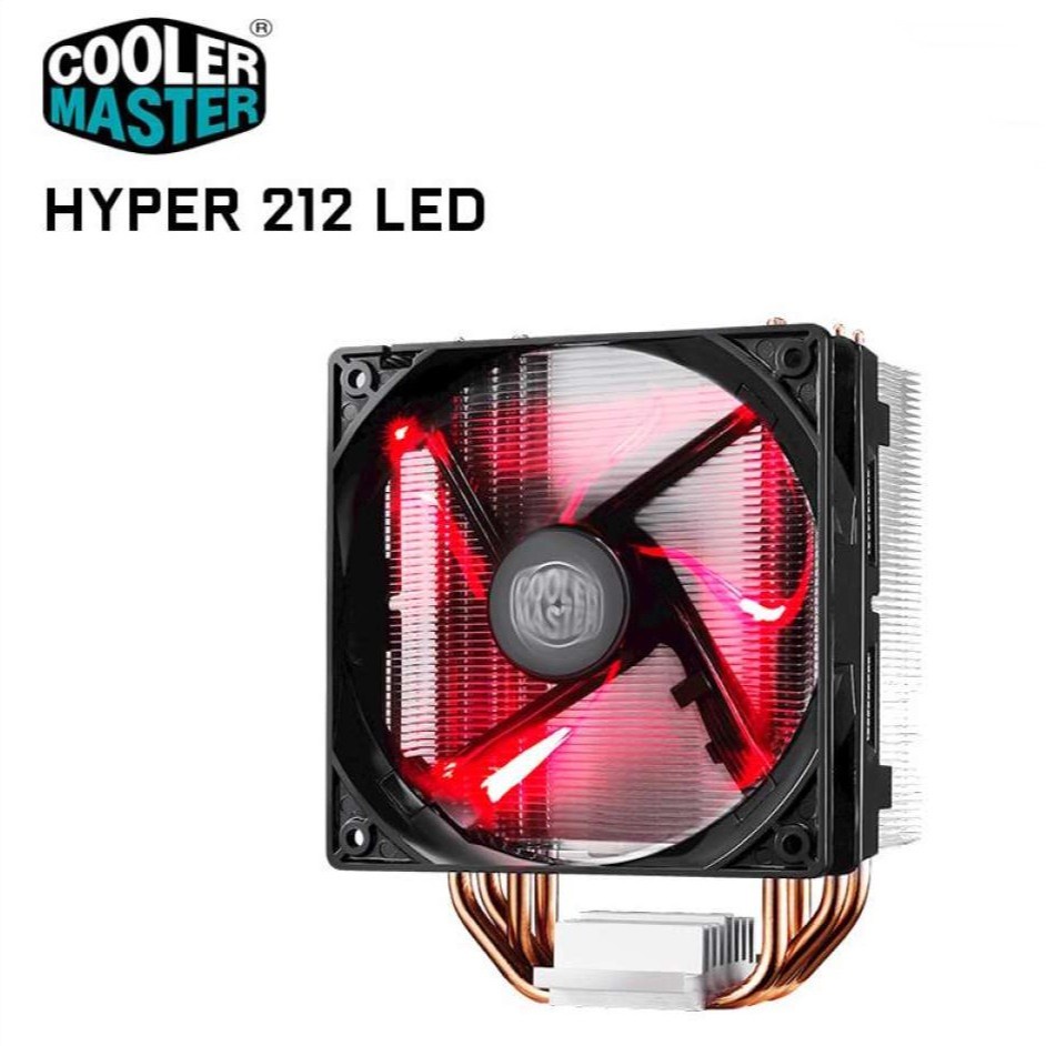 CPU AIR COOLER (พัดลมซีพียู) Cooler Master HYPER 212 LED (INTEL 1200 ...