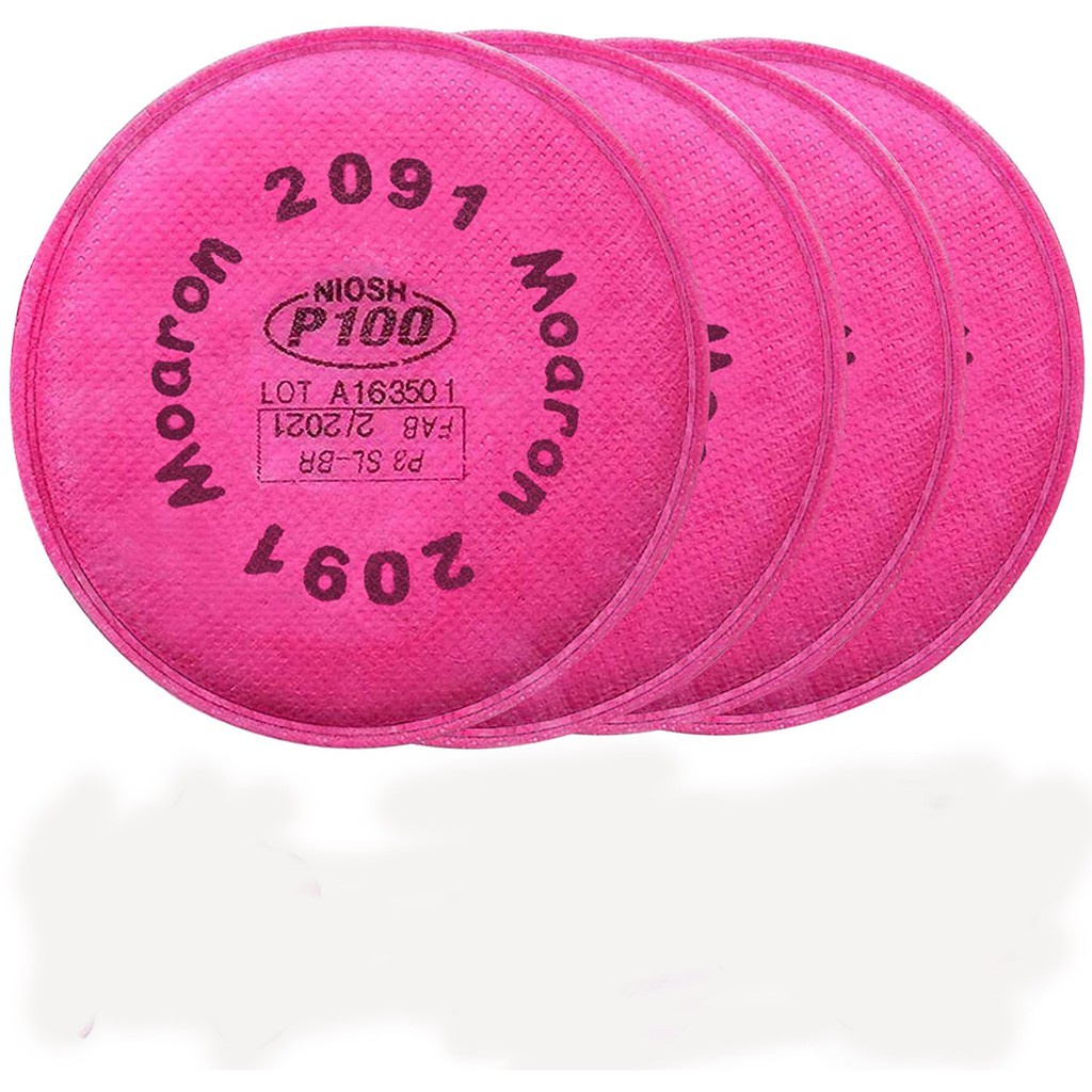 แผ่นกรองฝุ่นละออง 3M 2091/2097 P100 สําหรับหน้ากาก 6200 6800 7502 ...