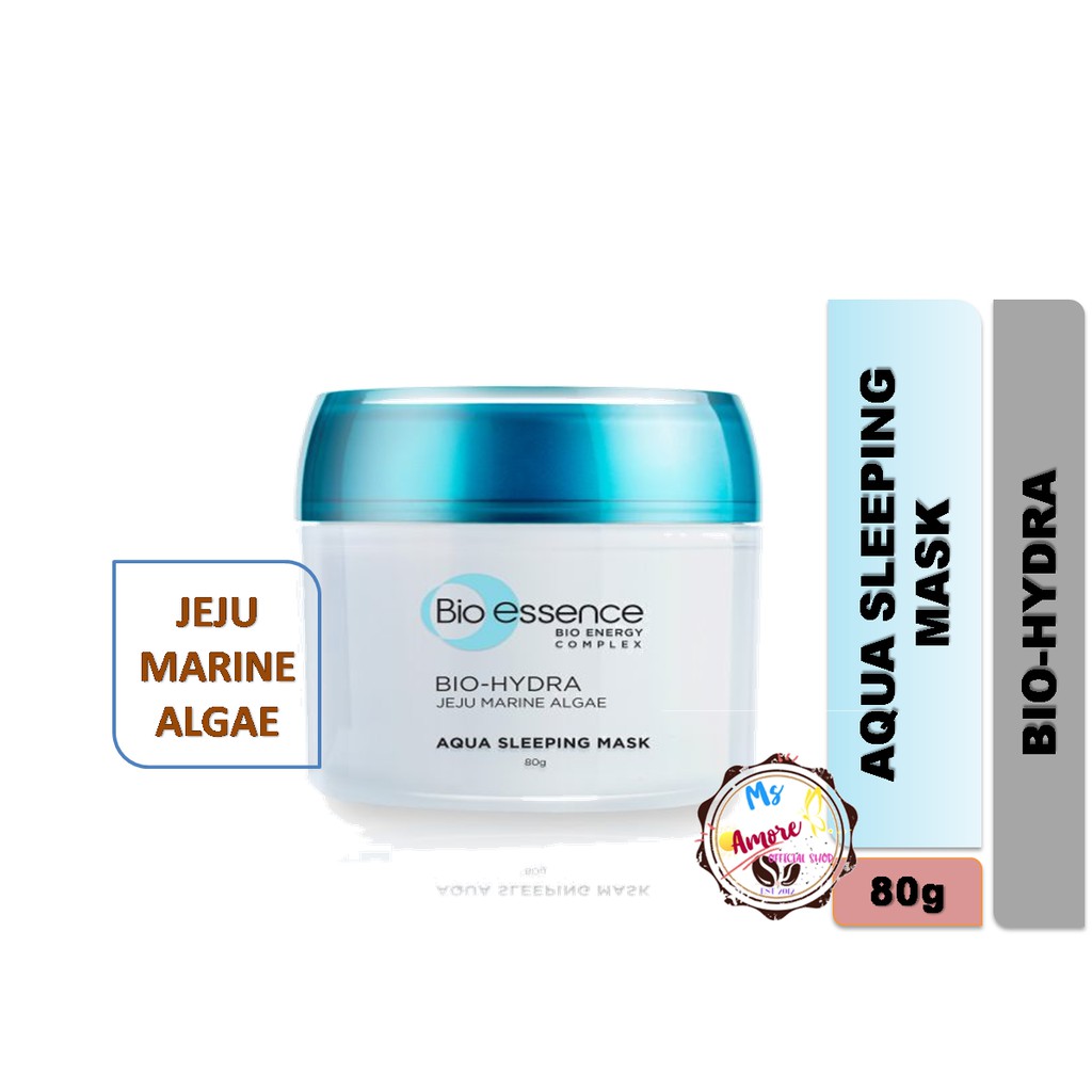 Bio-essence Bio-Hydra Jeju Marine Algae Aqua สลีปปิ้งมาสก์ 80 กรัม | Shopee Thailand