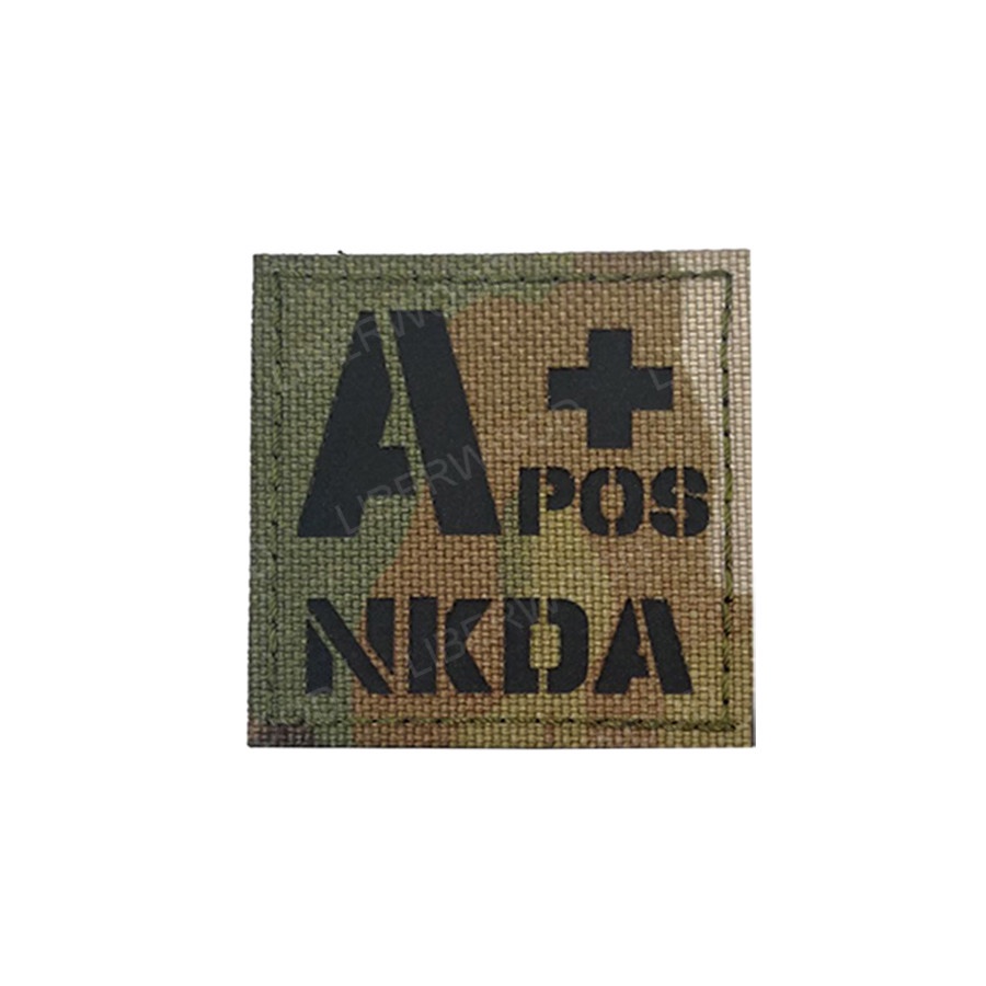 ปลอกแขนอินฟราเรด IR Patch A+ B+ O+ AB+ POS NKDA No Known สําหรับกู้ภัย | Shopee Thailand