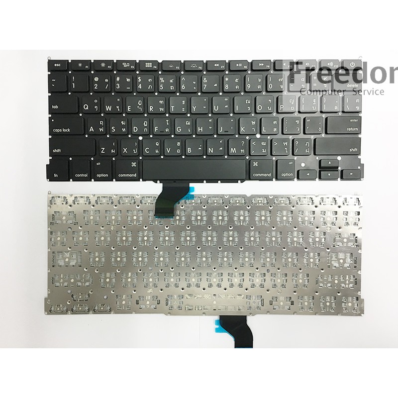KEYBOARD APPLE คีย์บอร์ด MacBook Pro Retina 13inc A1502 (ภาษาไทย-อังกฤษ ...