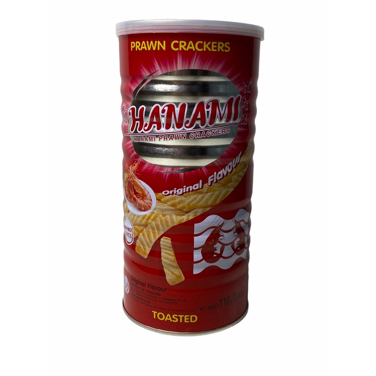 ฮานามิ ข้าวเกรียบกุ้ง รส ดั้งเดิม HANAMI PRAWN CRACKES ORIGINAL RED ...