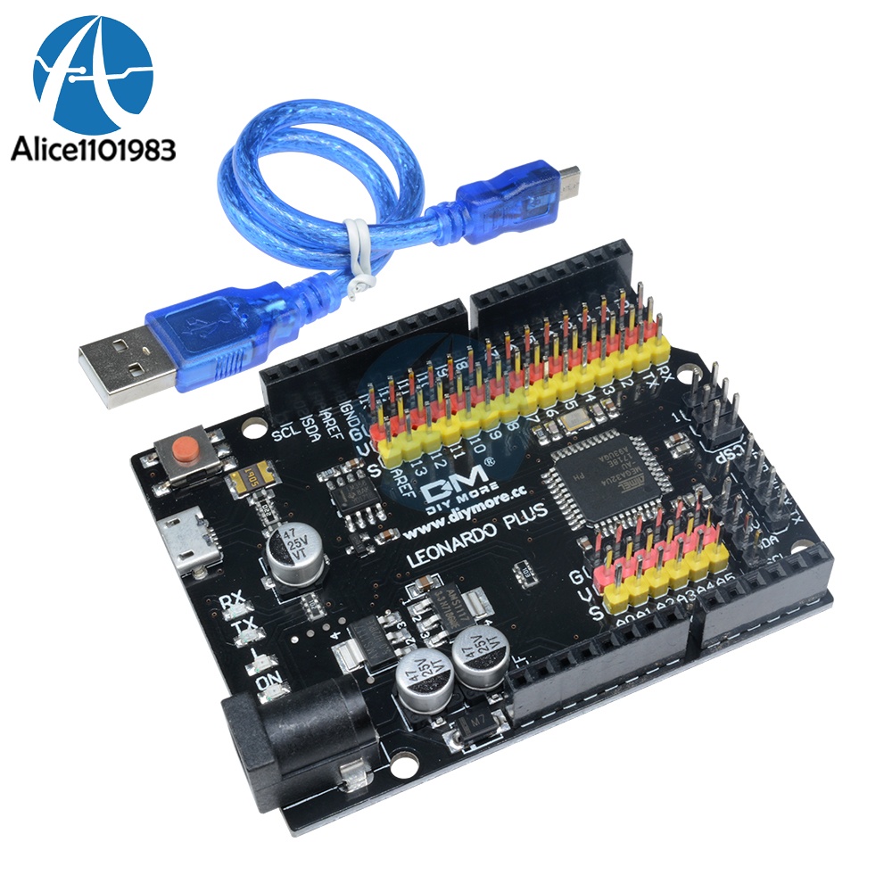 Leonardo R3 Plus Board CH340 G CH340G ATmega32U4 ATmega32U4-AU Microcontroller Micro USB Module ...