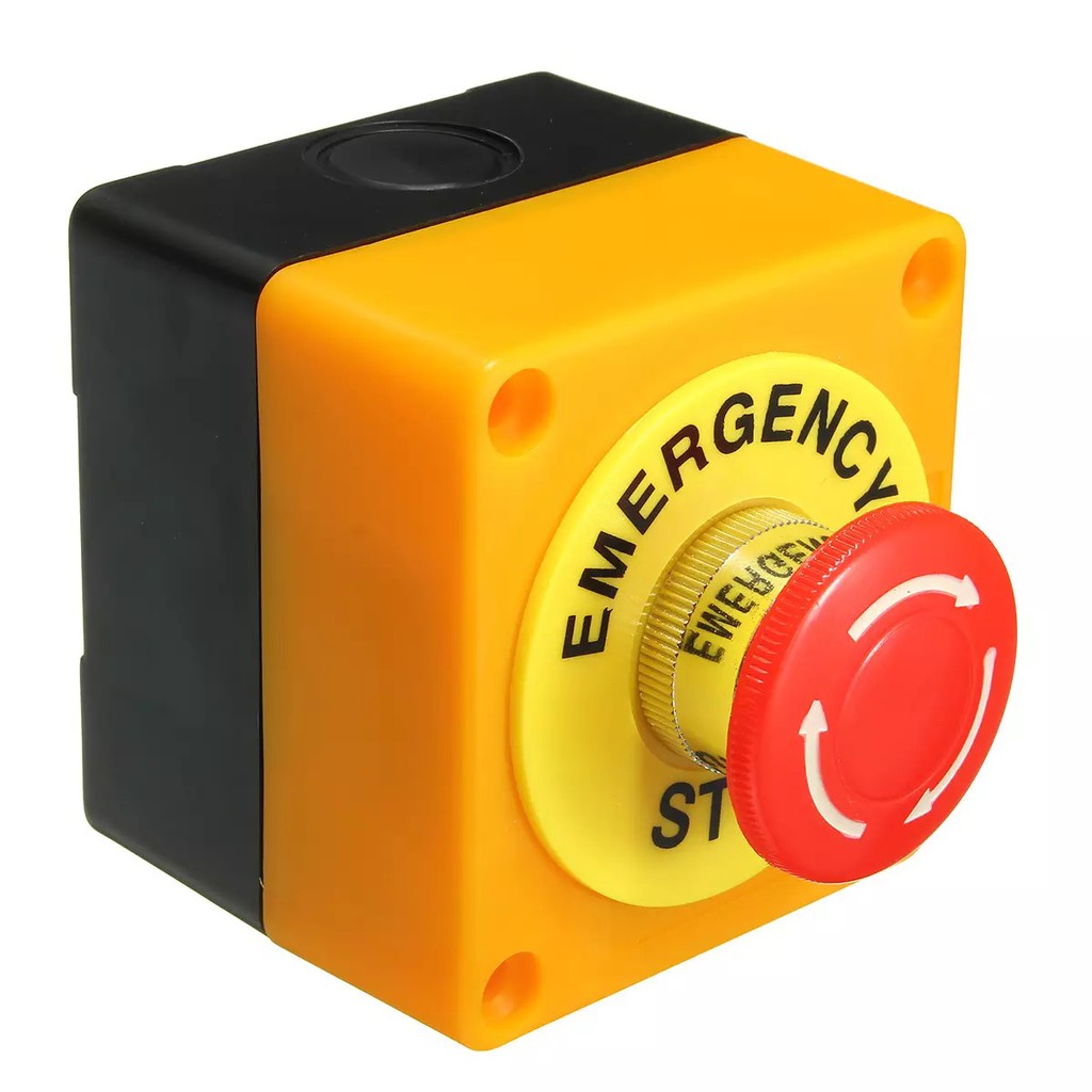 ป้าย เนมเพลท Emergency stop nameplate 22mm | Shopee Thailand
