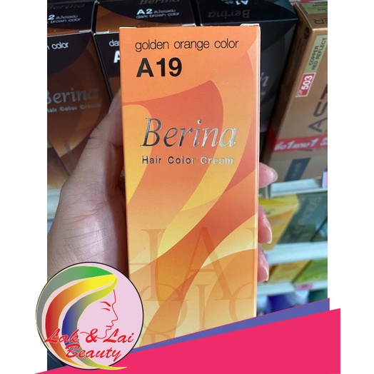 Berina Hair Color Cream 60ml Color A41 - A47 เบอริน่า ครีมย้อมผม 47 เฉด ...