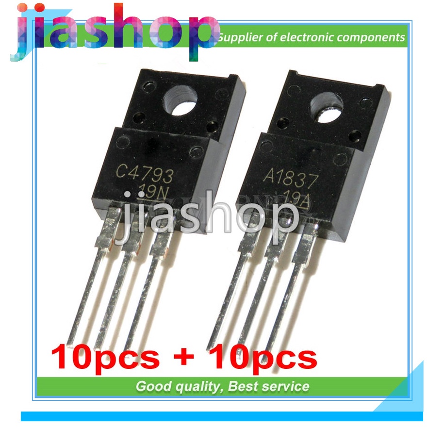 วงจรรวม TO220F 2SC4793 2SA1837 C4793 A1837 230V 1A 20 ชิ้น 10 ชิ้น ...