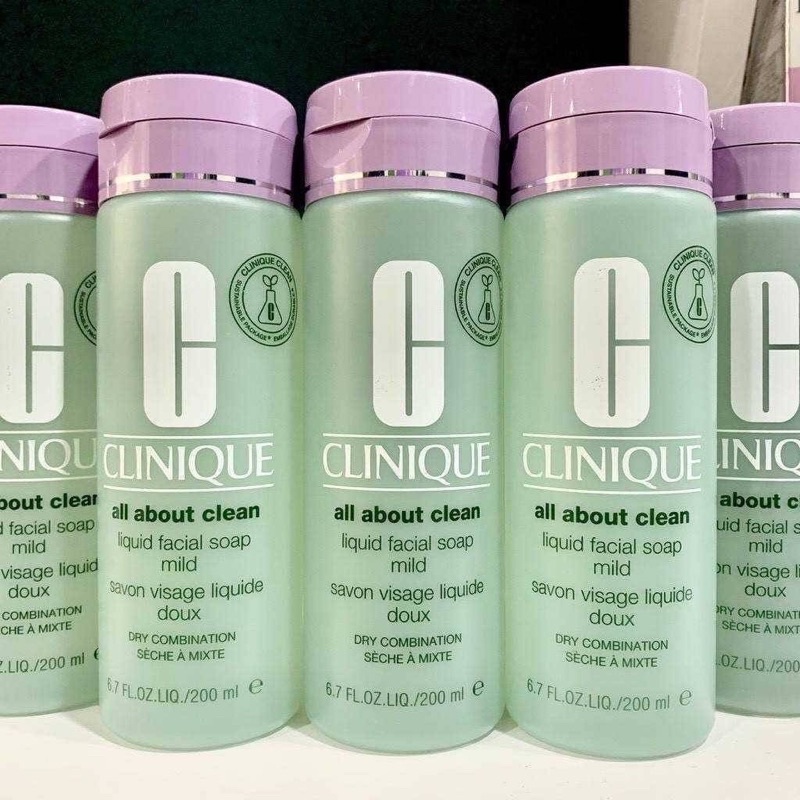 Clinique All About Clean Liquid Facial Soap Mild 200 ml. | Shopee Thailand