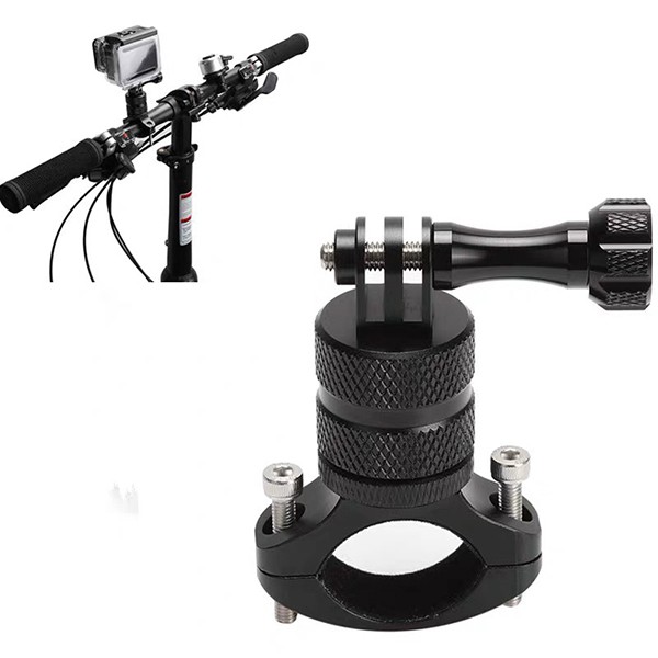 GoPro Bicycle Mount Bike Motorcycle Holder ขาจับแฮนด์อลูมิเนียม หัวหมุน ...