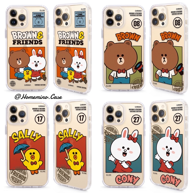 🌈 พร้อมส่ง ️ Line Friends Brown Phone Case เคสหมีบราวน์ ลิขสิทธิ์แท้ ...