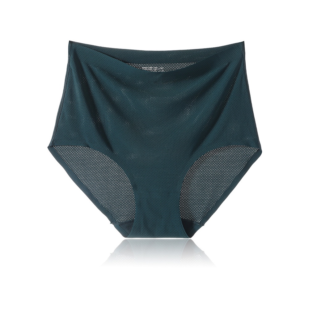 กางเกงในไร้ขอบ ไซสใหญ่ ผ้าไนล่อน รูตาข่าย ไม่อับชื้น ระบายอากาศได้ดี 70-100KG.ใส่ได้ C01 ...