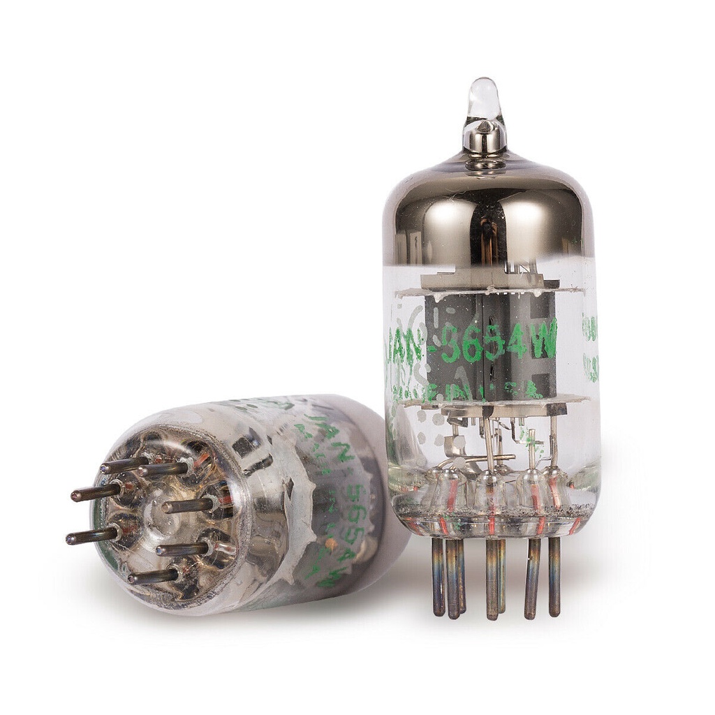 ท่อสูญญากาศ 7-Pin GE JAN 5654W สําหรับอัพเกรด 6AK5 6J1 6 1 EF95 6J1P ...