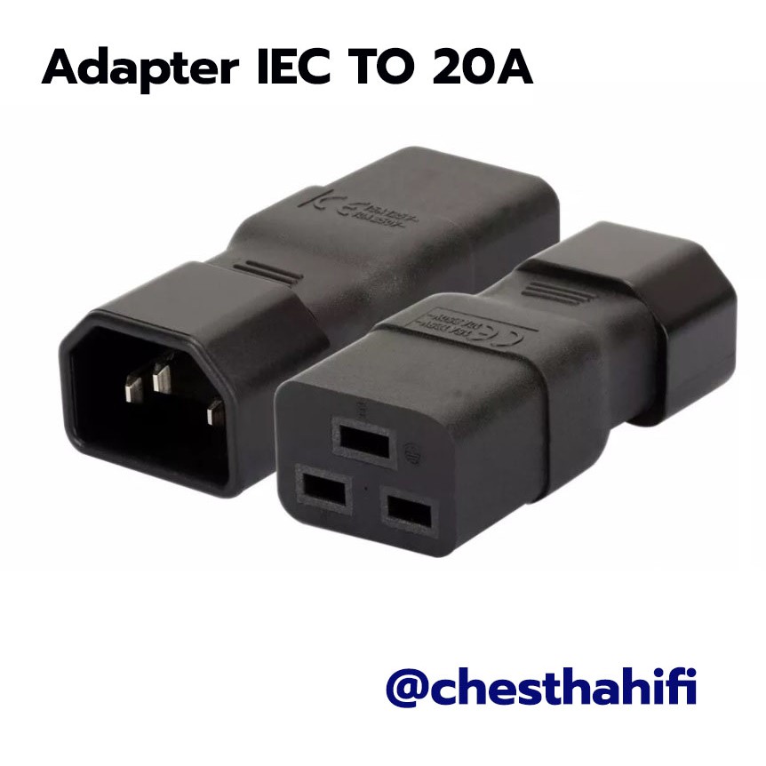 Adapter IEC to 20A สำหรับแปลงหัว IEC เป็นหัว 20A | Shopee Thailand