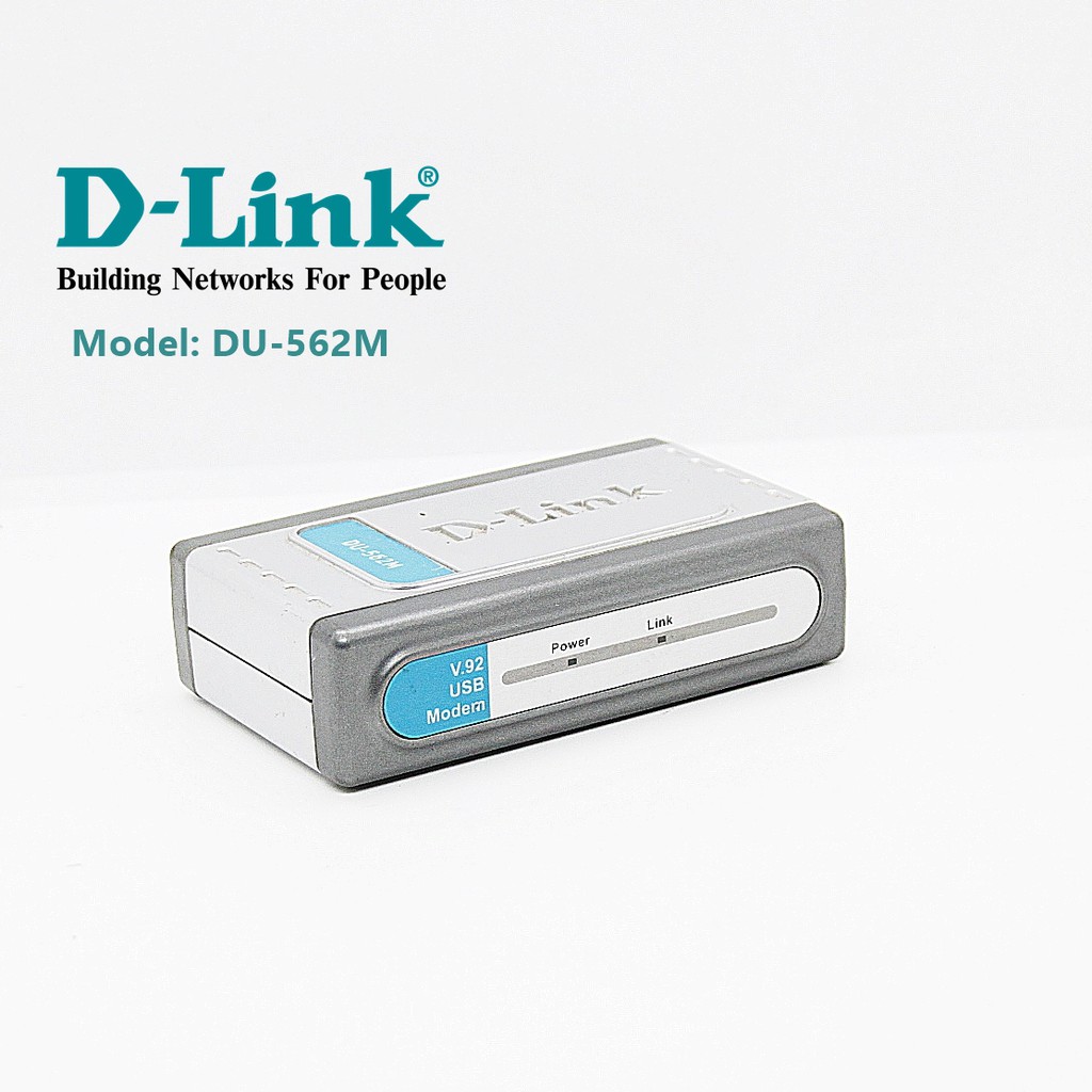 โมเด็ม 56K D-Link DU-562M - External USB 1.1 Modem 56kbps V.92/V.90 ...