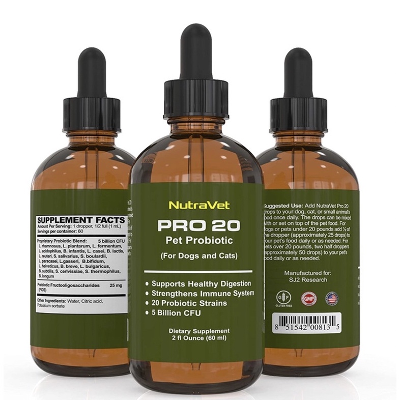 NutraVet - Pro20 (Probiotics for dogs & Cats) | Shopee Thailand