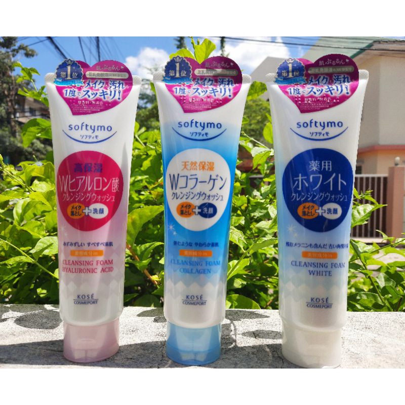 โฟมล้างหน้า ขนาดสุดคุ้ม KOSE Softymo Super Cleansing Wash Foam 190g. มี 3 สูตร | Shopee Thailand