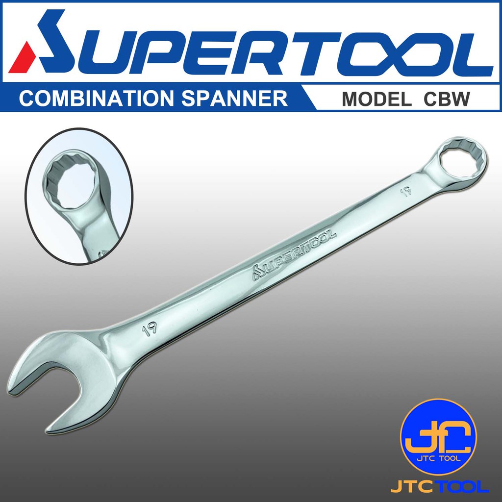 Supertool ประแจปากตายข้างแหวน ขนาด 32-46 มิล รุ่น CBW - Combination ...