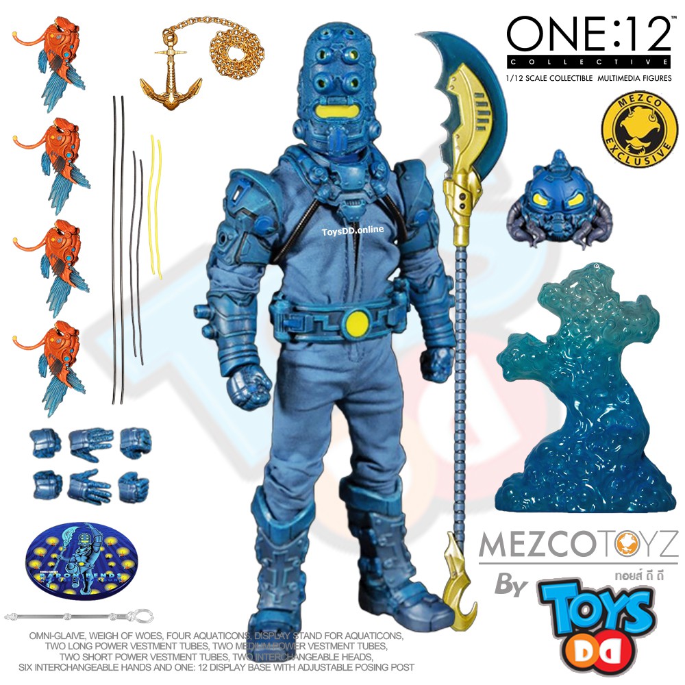 Mezco One:12 COLLECTIVE Rumble Society - Baron Bends and the Aquaticons ...