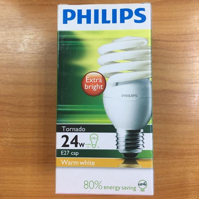 หลอดทอร์นาโด ฟิลิปส์ 8W12W15W20W24W E27 220-240V50-60Hz Extra bright | Shopee Thailand