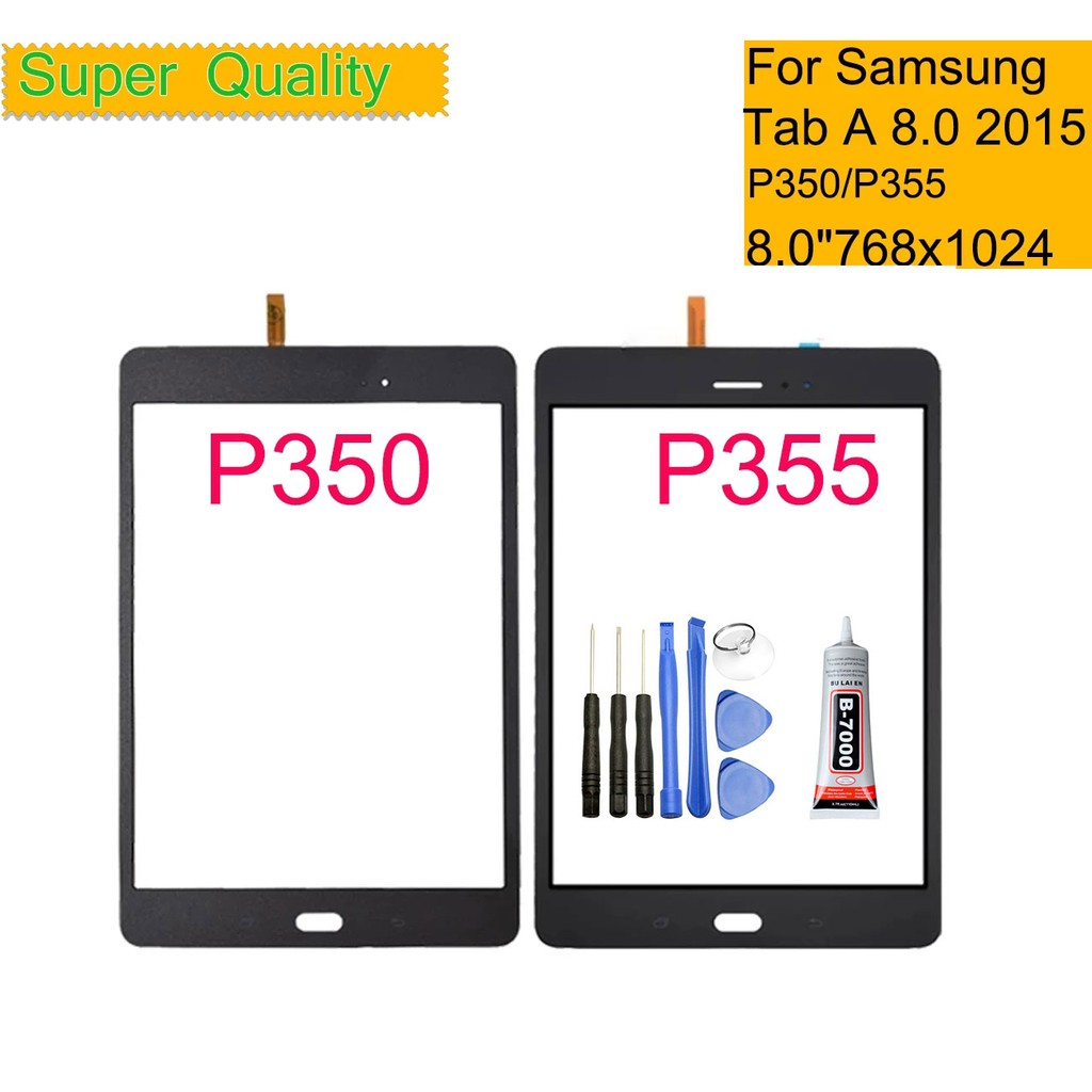 แผงเซนเซอร์หน้าจอสัมผัสดิจิทัล LCD สําหรับ Samsung Galaxy Tab A 8.0 S ...