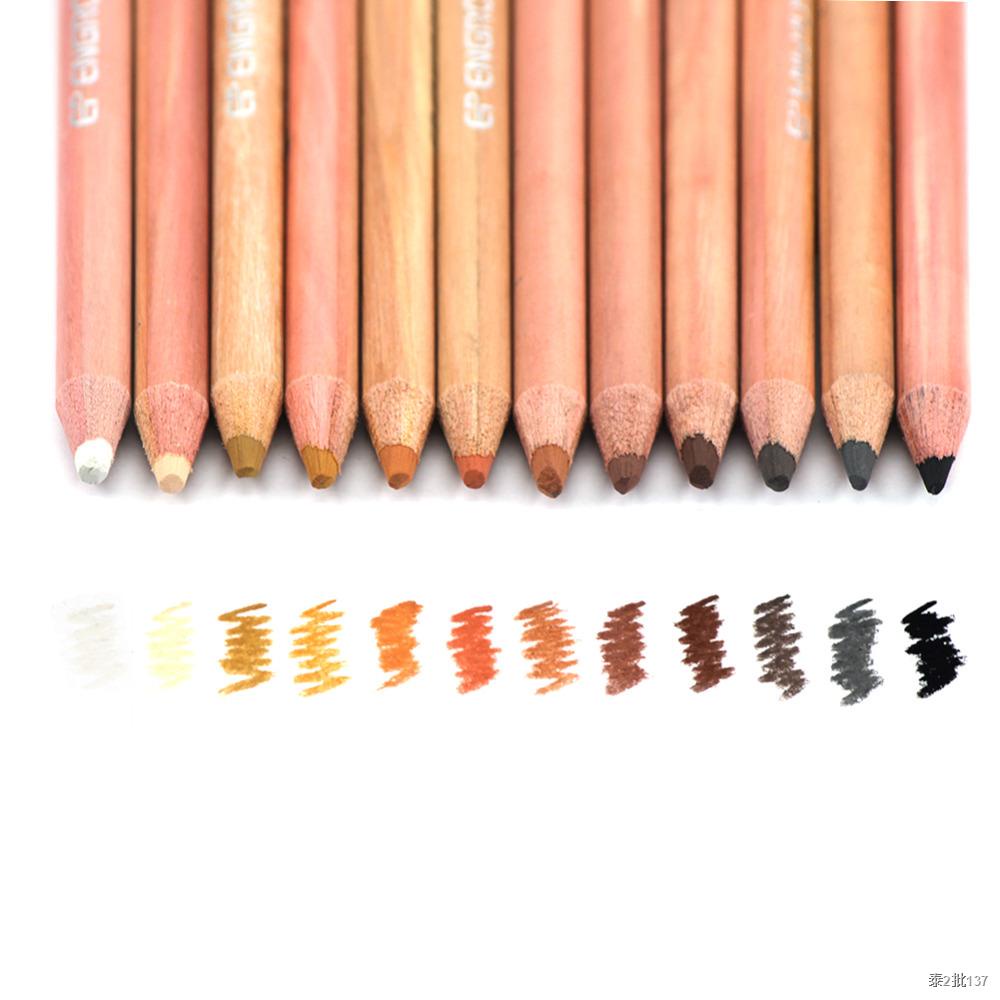 Professional Skin Tints Soft Pastel Colored Pencils 12 pcs for Portrait ...
