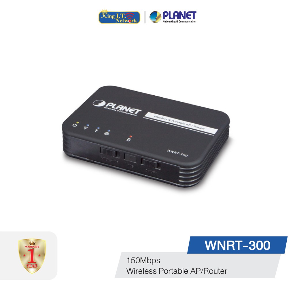 PLANET (WNRT-300) 150Mbps Wireless Portable AP/Router | Shopee Thailand
