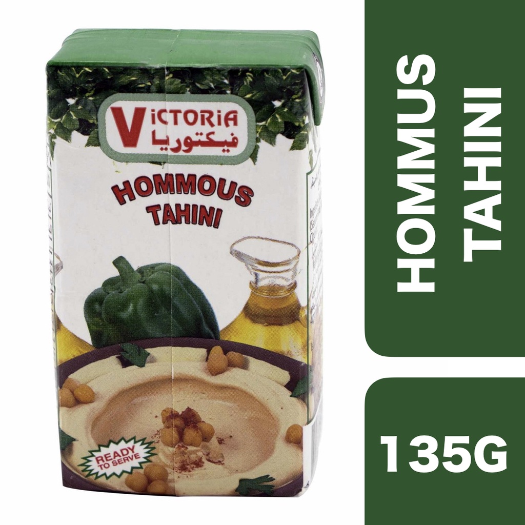 Victoria Hummus Tahini 135g ++ วิคตอเรีย ฮัมมุสทาฮินีพร้อมทาน 135 กรัม ...