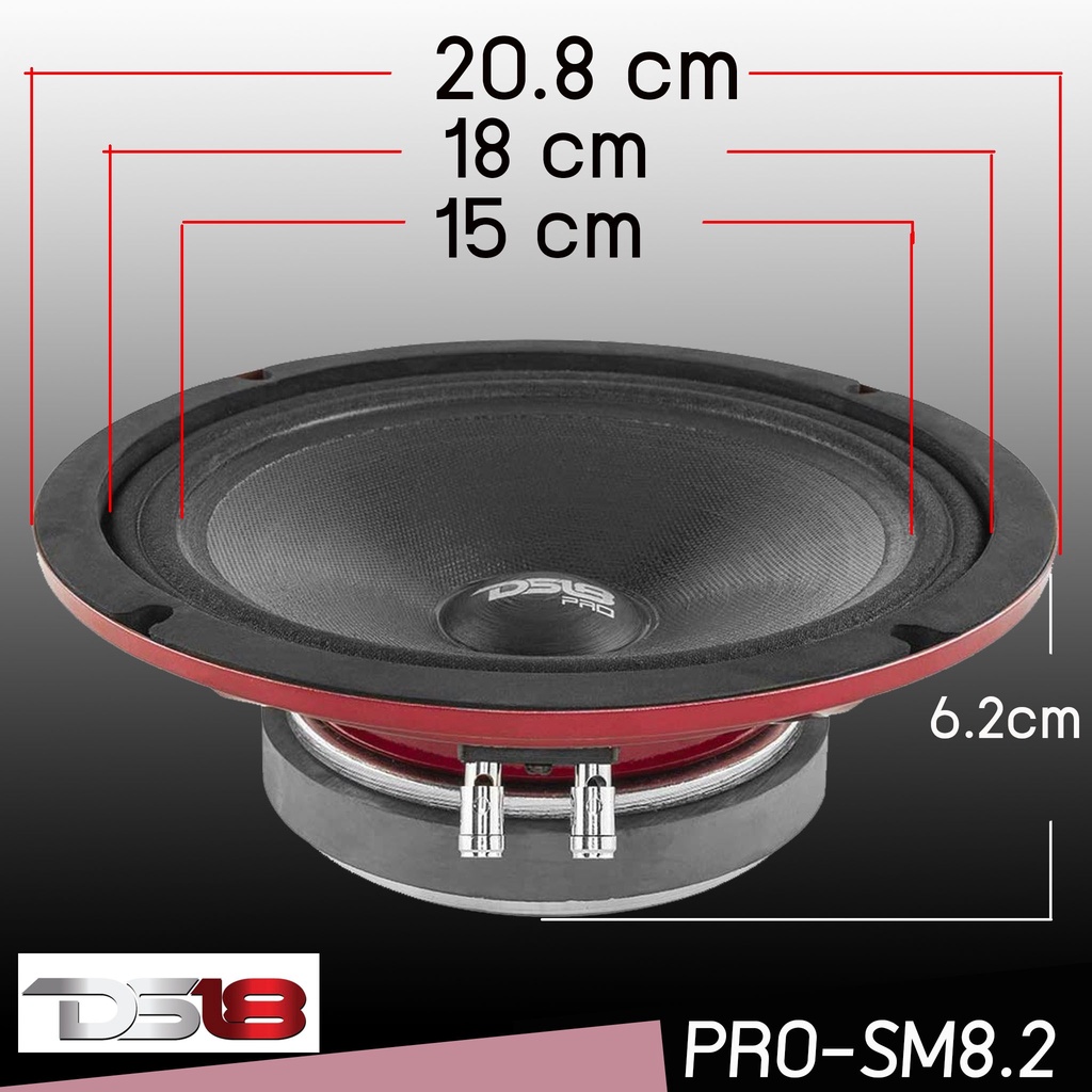 ลำโพงกันน้ำ 8 นิ้ว แบรนด์ดัง DS18 PRO-SM8.2[ของแท้พร้อมส่ง ] | Shopee ...