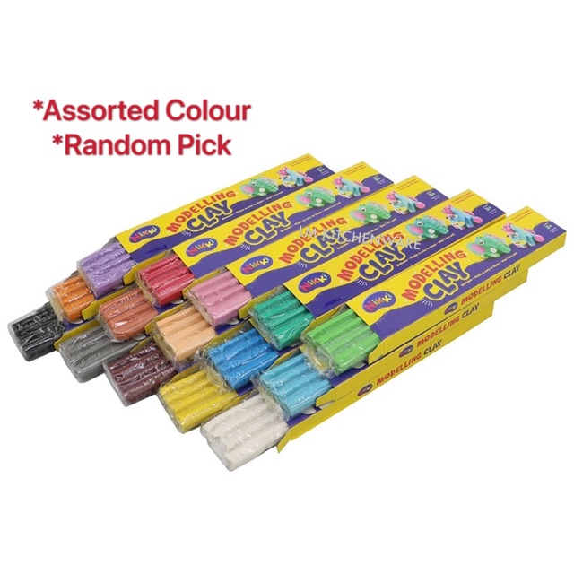 Nikki MODELLING CLAY/ PLAY DOH/NON-DRYING PLASTICINE/ TANAH LIAT ...