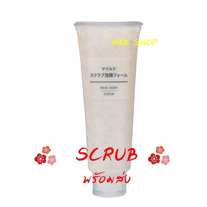 MUJI FACE SOAP SCRUB 120g | Shopee Thailand