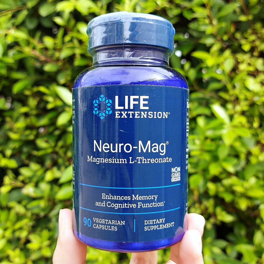 (Life Extension®) Neuro-Mag Magnesium L-Threonate 90 Vegetarian ...