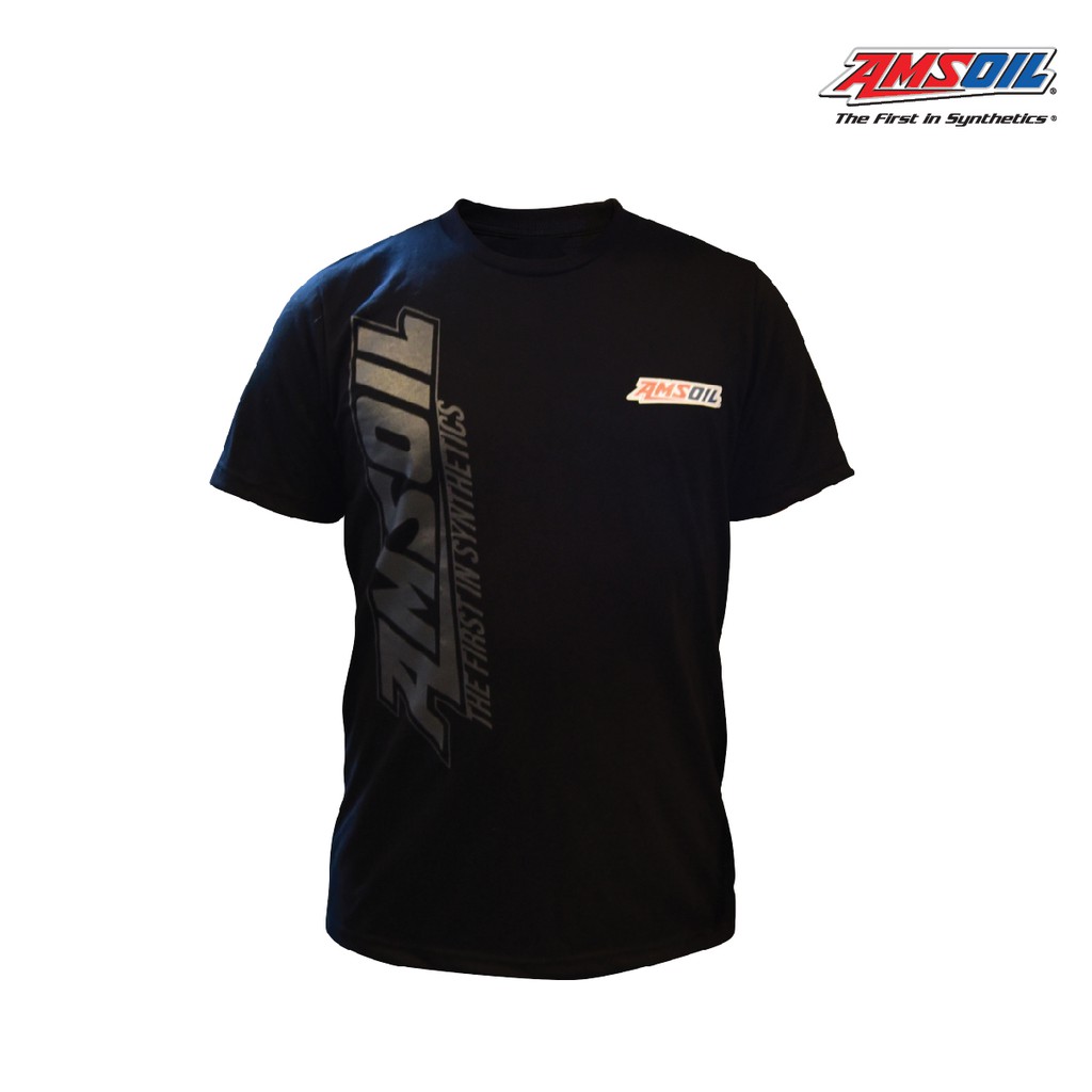 AMSOIL T-Shirt เสื้อยืดแอมซอยล์สีดำ ของแท้ 100% | Shopee Thailand