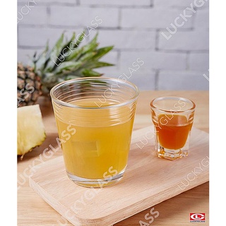 Lucky Glass แก้วน้ำ(12ใบ) 9.1 ออนซ์(260ml) V-Series ring Tumbler LG-125509 ตราลักกี้ | Shopee ...