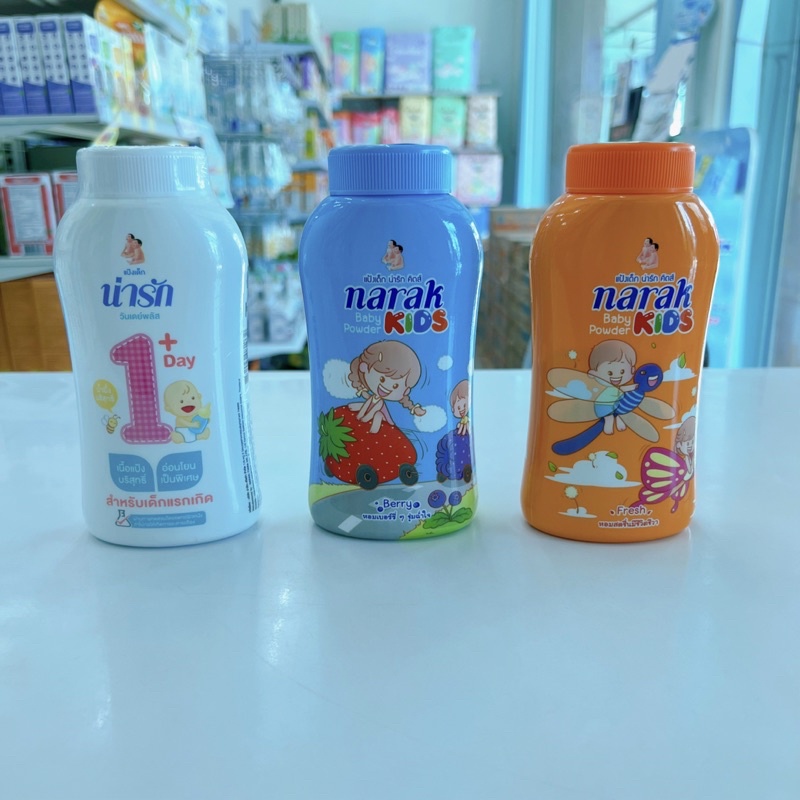 แป้งน่ารัก แป้งเด็กน่ารัก แป้งเด็กน่ารักคิดส์ Narak baby powder ขนาด ...