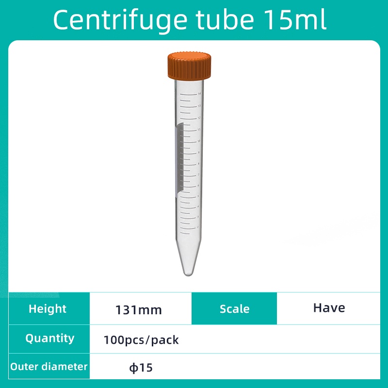 JOANLAB Plastic centrifuge tube 0.2 ml 0.5 ml 1.5 ml 2 ml 10 ml 15 ml 50ml micro scale pcr tube ...
