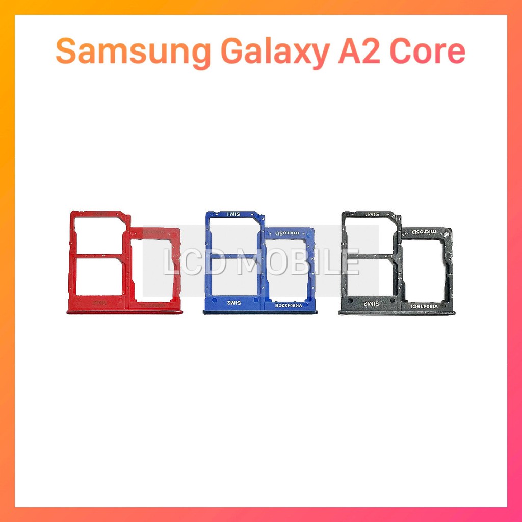 ถาดใส่ซิมการ์ด | Samsung Galaxy A2 Core | A260 | SIM Cards Tray | LCD ...