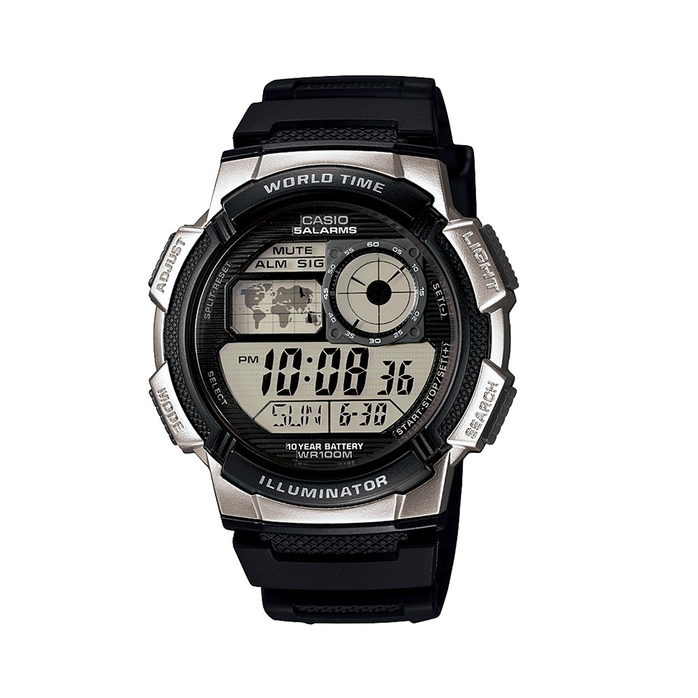 [ขายตรง] Casio fashion sports waterproof quartz watch male AE-1000W AE ...