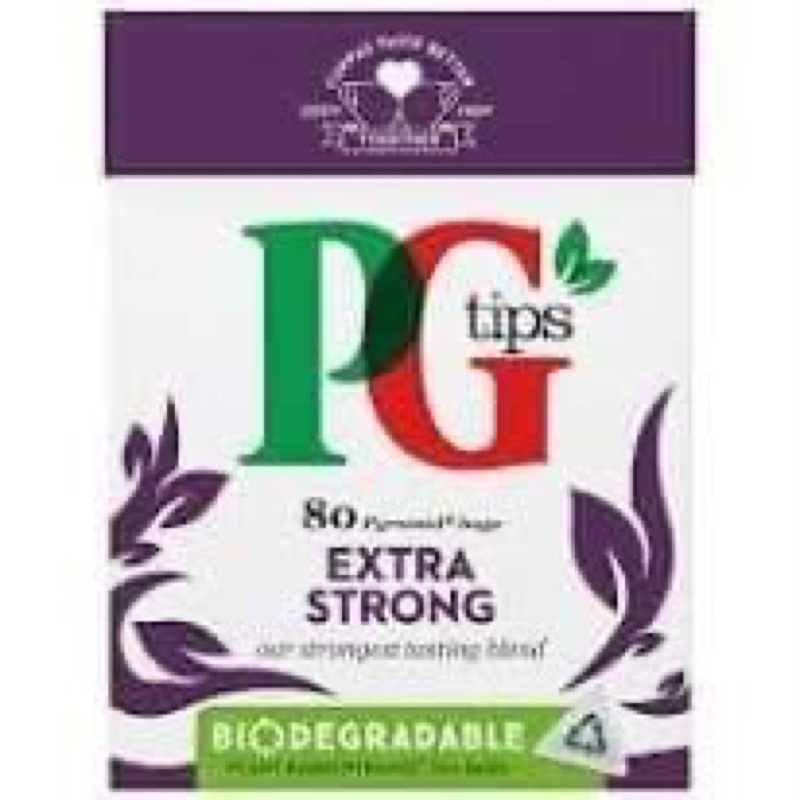 PG Tips Extra Strong Pyramid 80 bags. | Shopee Thailand