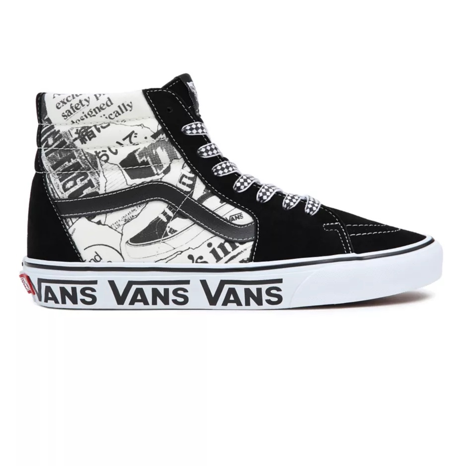 VANS SK8 Hi - VANS Collage Black VN0A7Q5NBA2 รองเท้าแวน แท้ 100% โดย ...