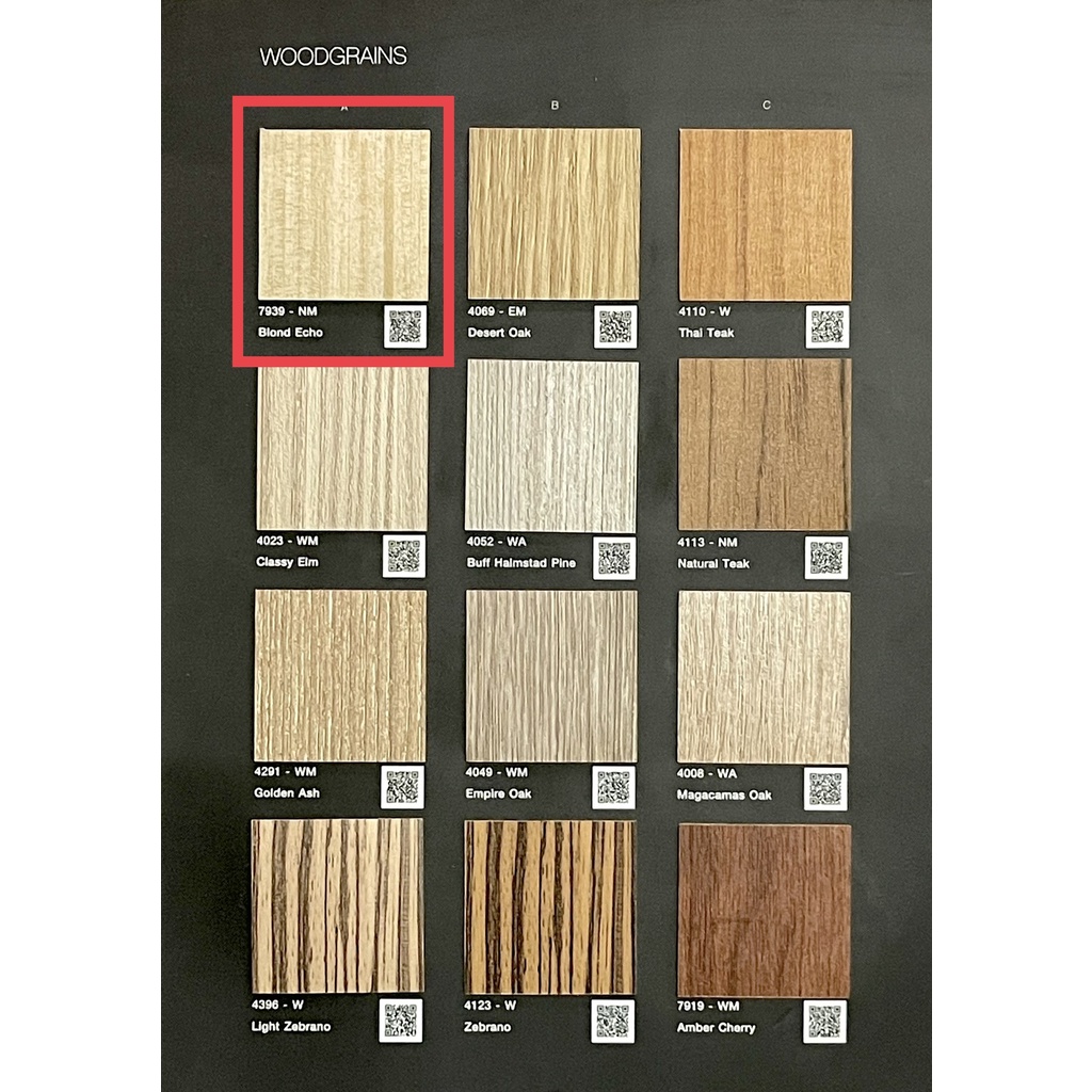 แผ่นลามิเนต Wilsonart 7939 NM Blond Echo ขนาด 80 x 120 ซม. หนา 0.8 มม. ...