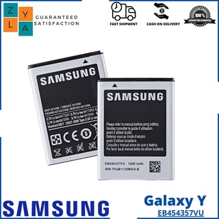 SAMSUNG Orginal EB454357VU แบตเตอรี่ 1200mAh สำหรับ Samsung Galaxy Y ...